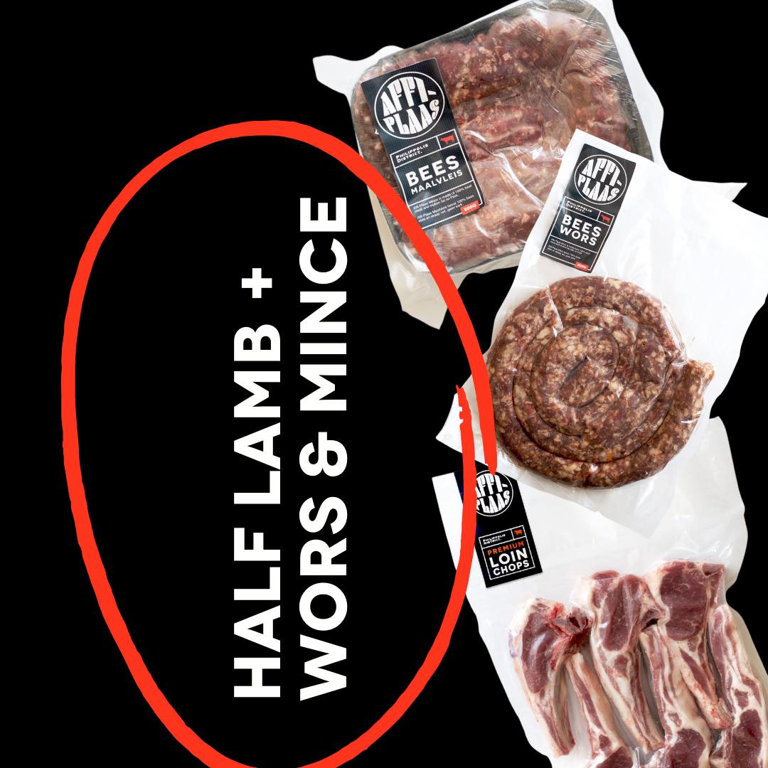 Half Lamb + Wors & Mince (Durban) Subscription 9kg – Affi-Plaas Premium ...